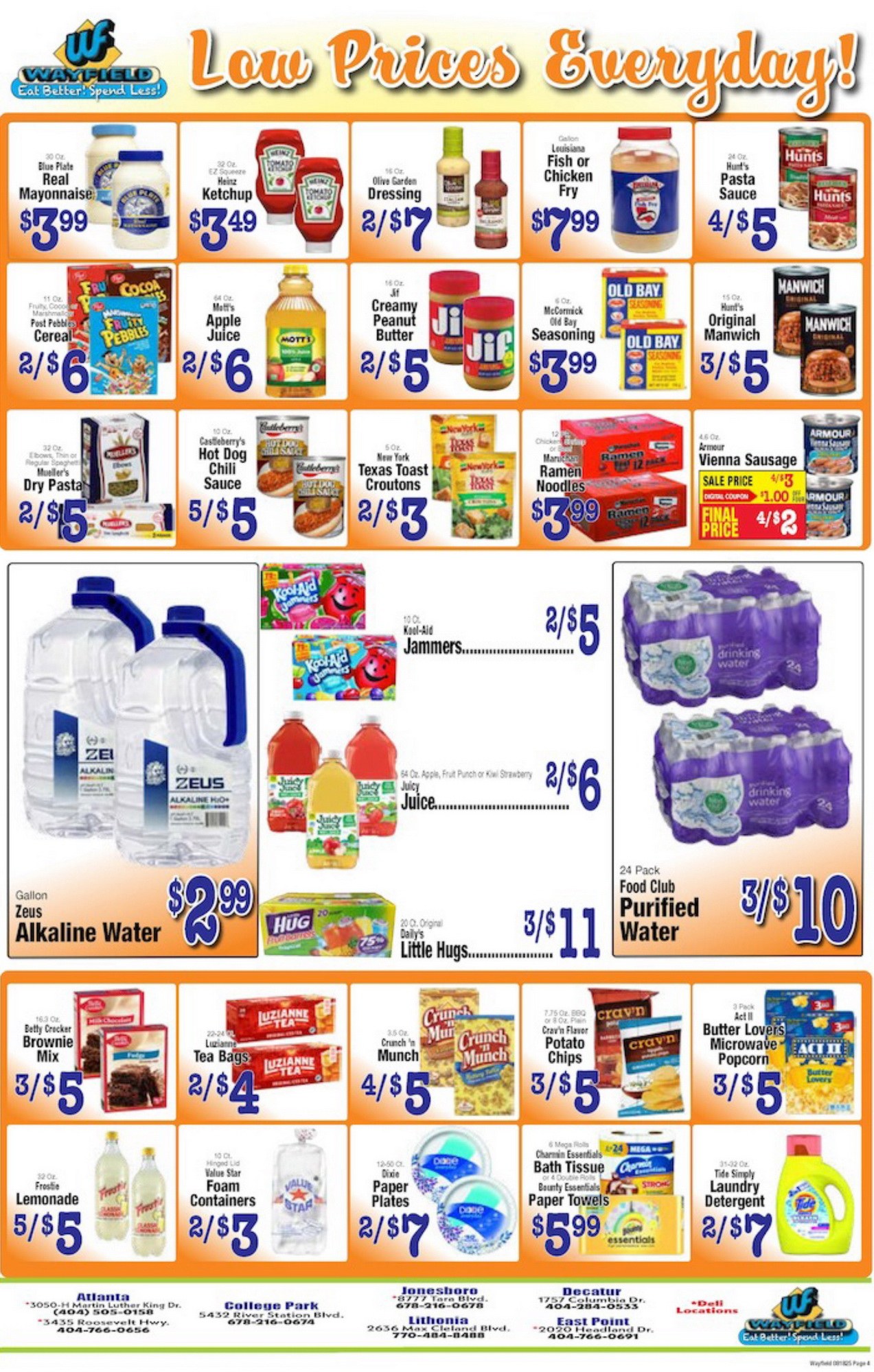 Wayfield Foods Weekly Ad Aug 18 – Aug 24, 2025