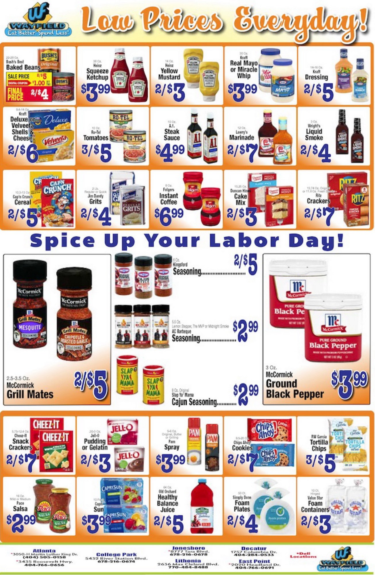 Wayfield Foods Weekly Ad Aug 25 – Aug 31, 2025
