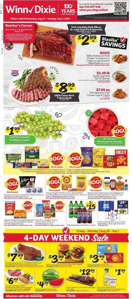 Winn-Dixie Weekly Ad Aug 27 – Sep 02, 2025