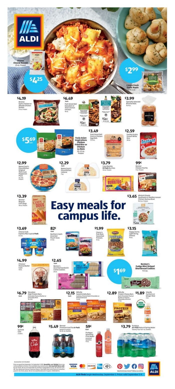 ALDI Weekly Ad Sep 03 – Sep 09, 2025