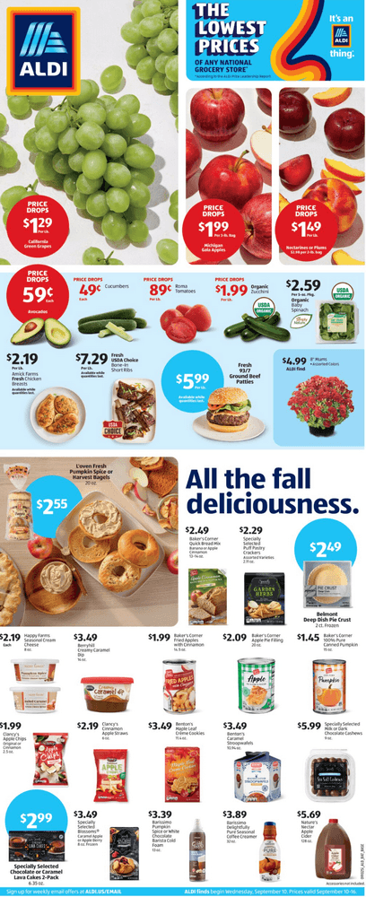 ALDI Weekly Ad Sep 10 – Sep 16, 2025 (Halloween Promotion Included)