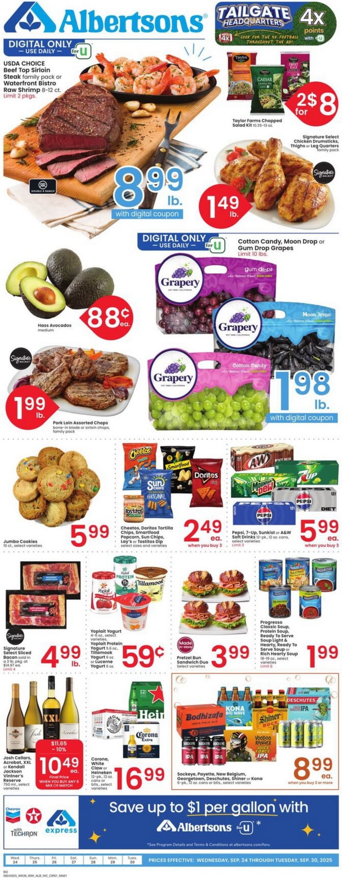 Albertsons Weekly Ad Sep 24 – Sep 30, 2025