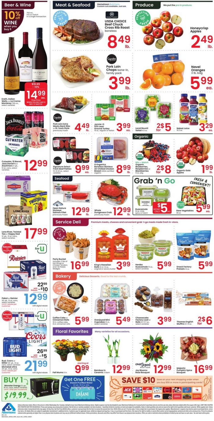 Albertsons Weekly Ad Sep 24 – Sep 30, 2025