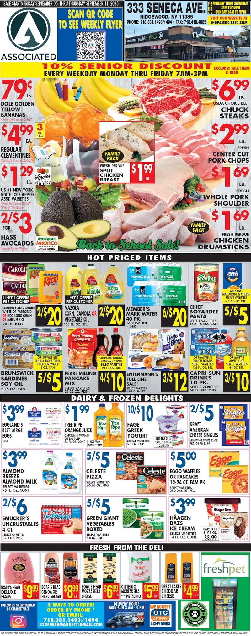 Associated Supermarkets Weekly Ad Sep 05 – Sep 11, 2025