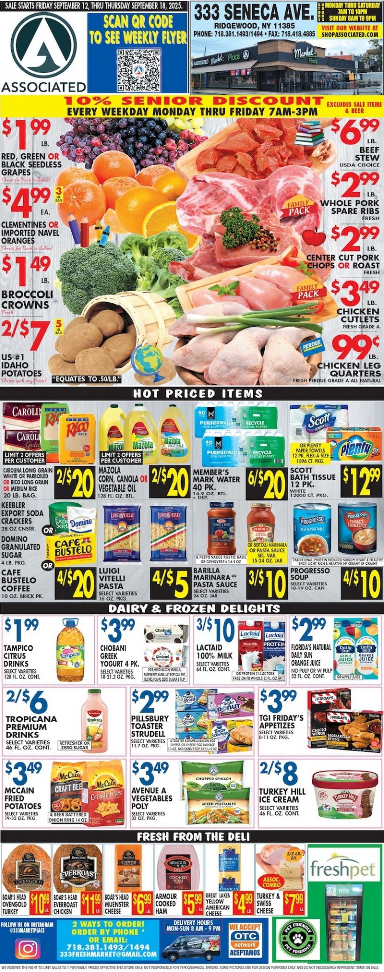 Associated Supermarkets Weekly Ad Sep 12 – Sep 18, 2025