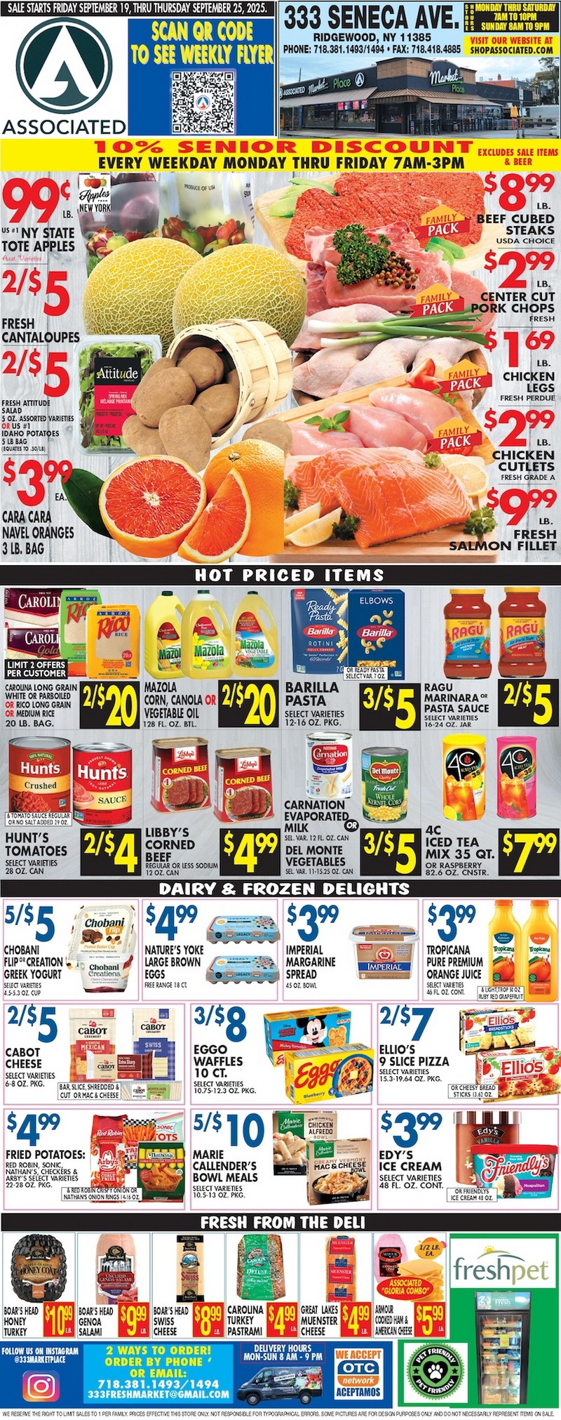 Associated Supermarkets Weekly Ad Sep 19 – Sep 25, 2025