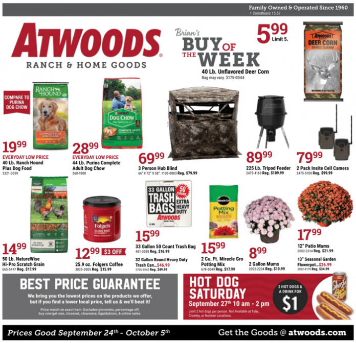 Atwoods Monthly Ad Sep 24 – Oct 05, 2025
