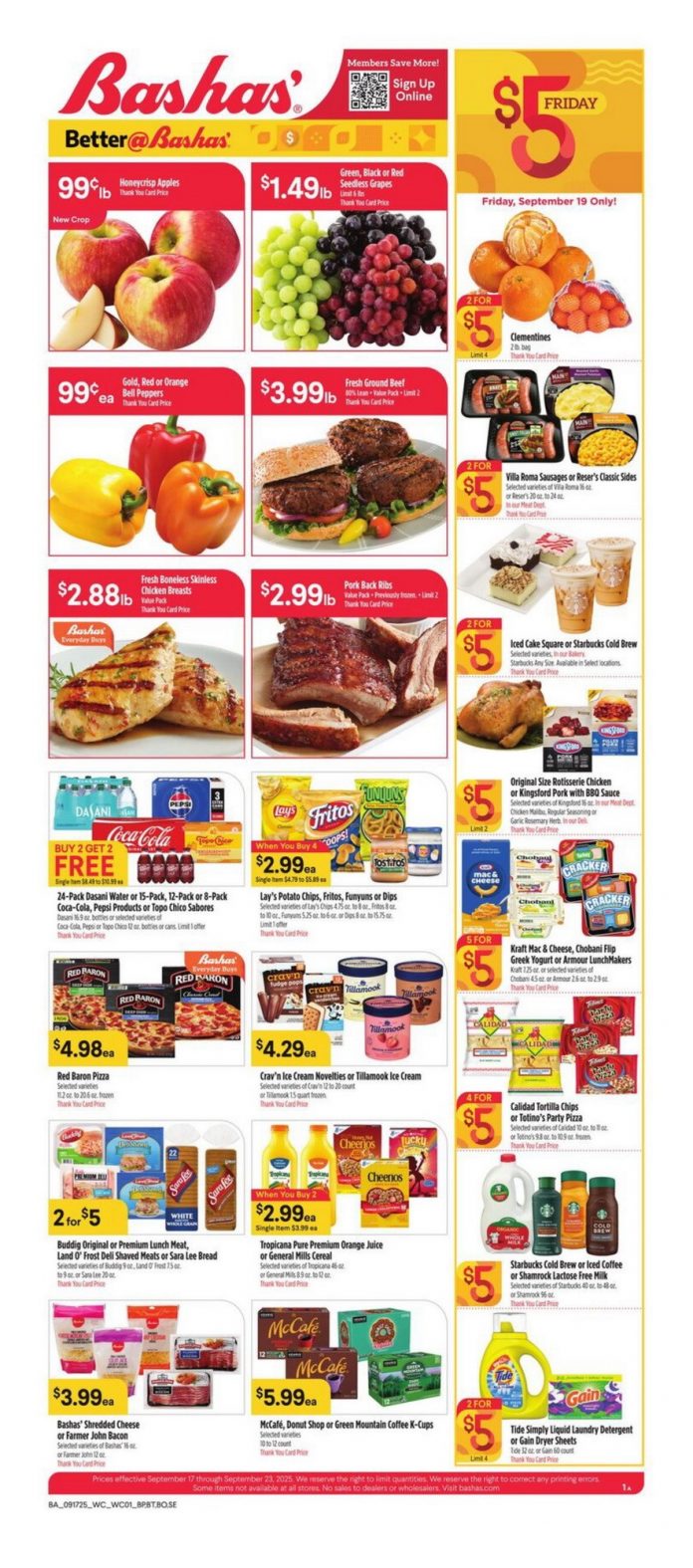Bashas Weekly Ad Sep 17 – Sep 23, 2025