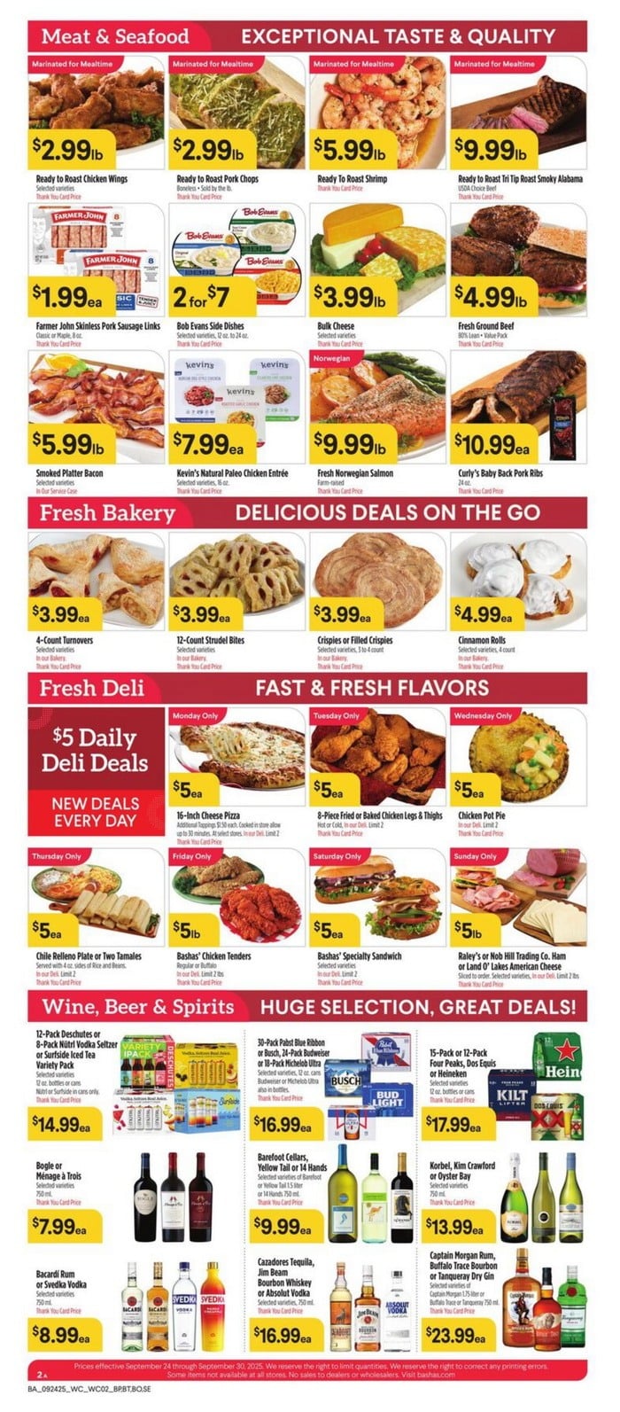 Bashas Weekly Ad Sep 24 – Sep 30, 2025