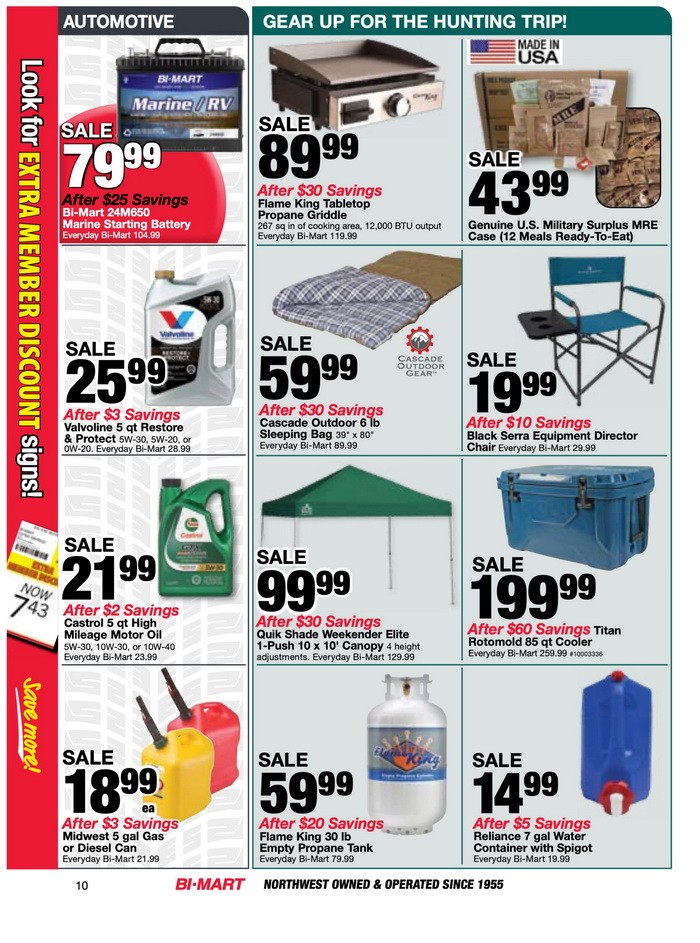 Bi-Mart Weekly Ad Sep 23 – Oct 13, 2025