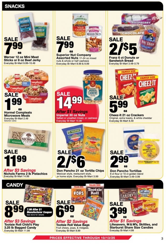 Bi-Mart Weekly Ad Sep 23 – Oct 13, 2025