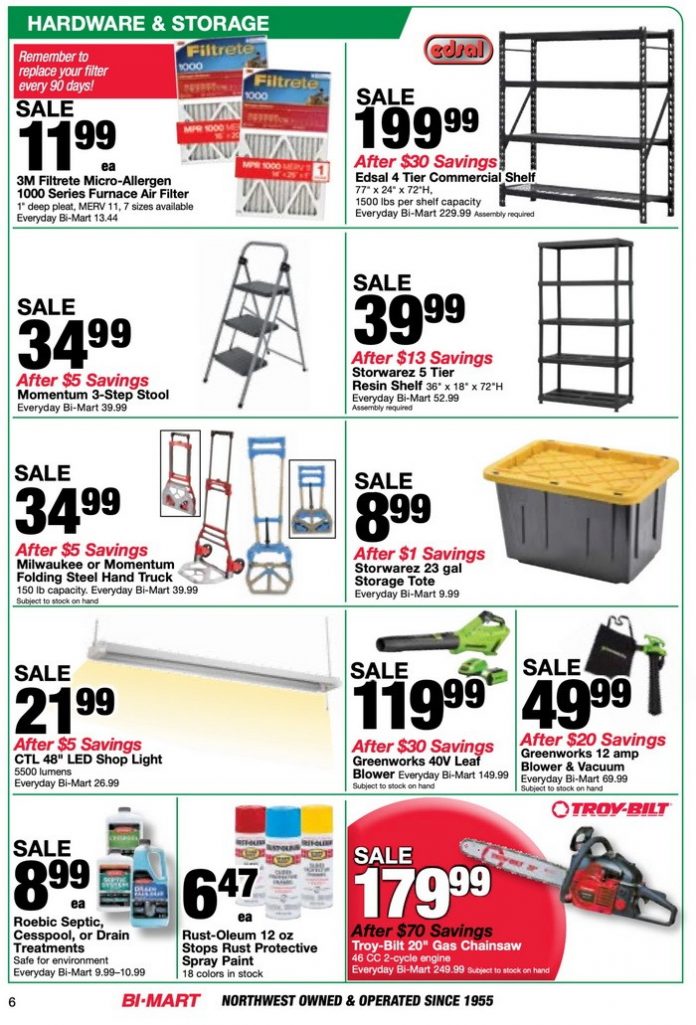 Bi-Mart Weekly Ad Sep 23 – Oct 13, 2025