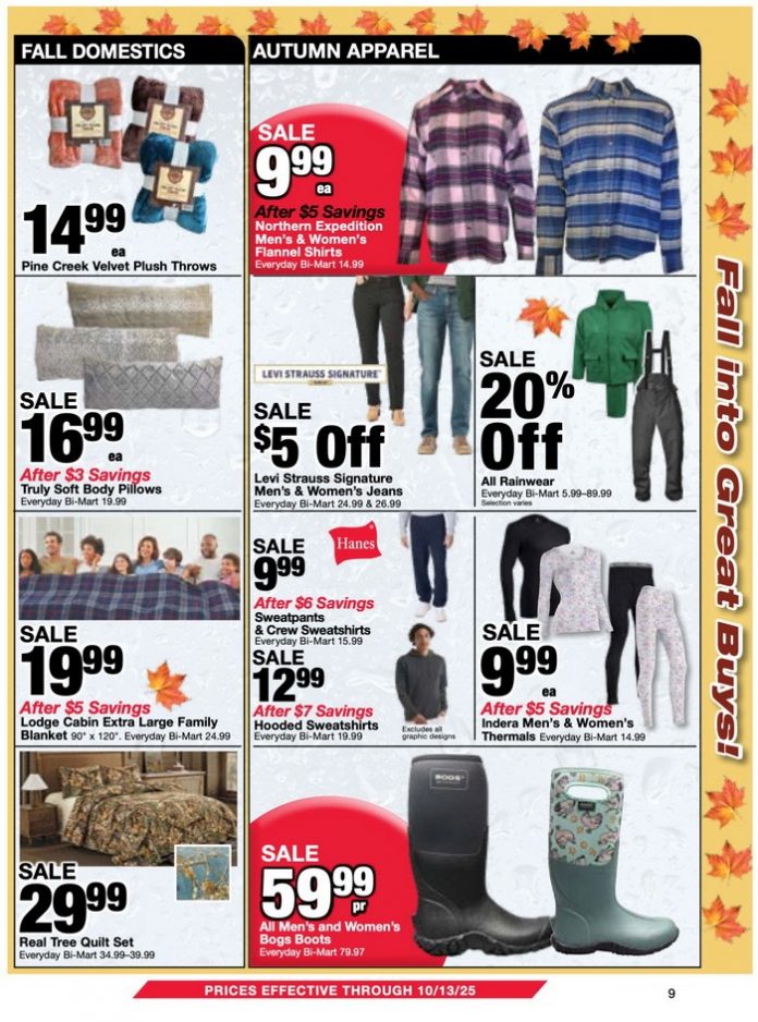 Bi-Mart Weekly Ad Sep 23 – Oct 13, 2025