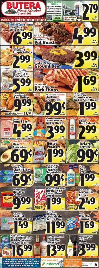 Butera Weekly Ad Sep 24 – Sep 30, 2025