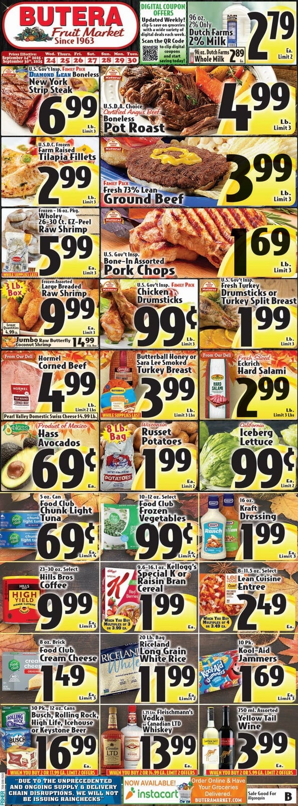 Butera Weekly Ad Sep 24 – Sep 30, 2025