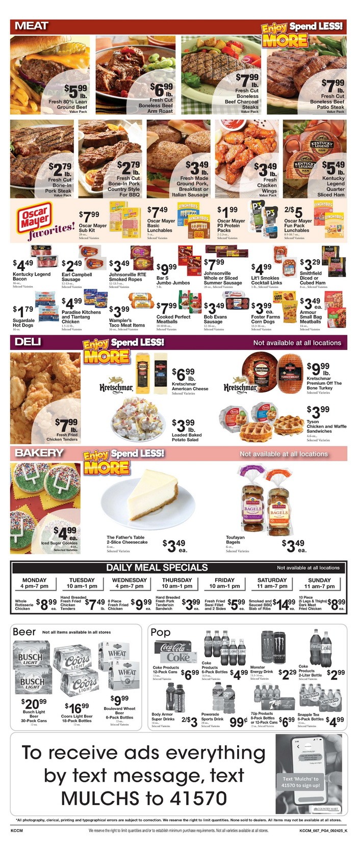 Country Mart Weekly Ad Sep 23 – Sep 29, 2025