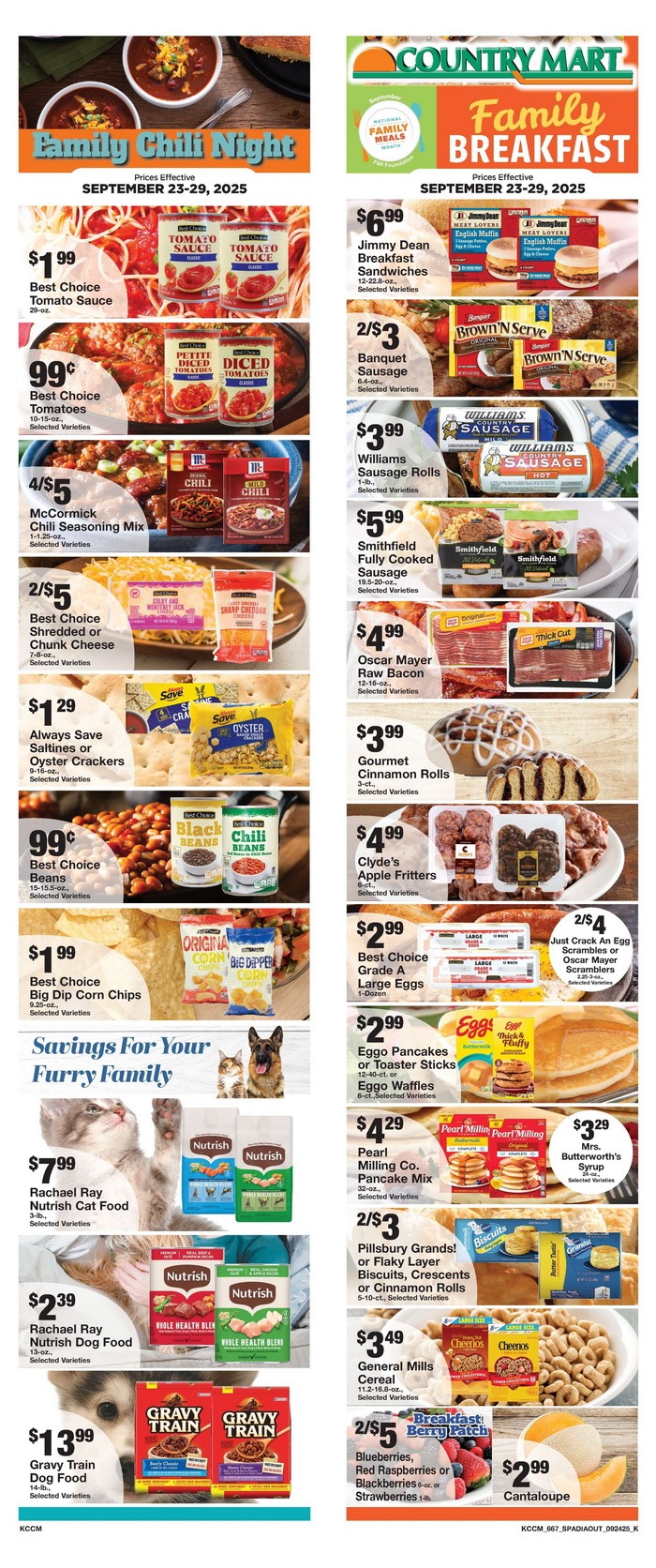 Country Mart Weekly Ad Sep 23 – Sep 29, 2025
