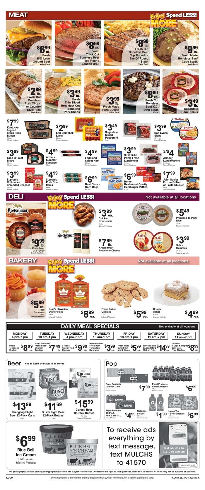 Country Mart Weekly Ad Sep 30 – Oct 06, 2025