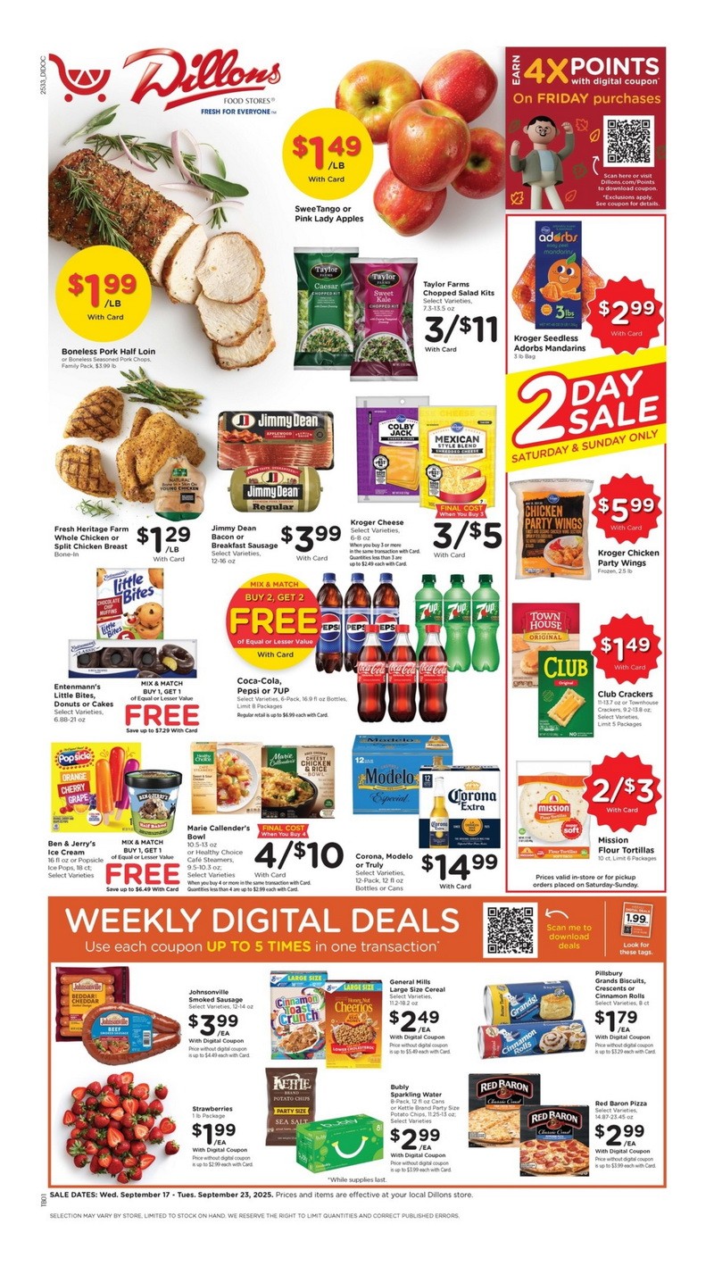 Dillons Weekly Ad Sep 17 – Sep 23, 2025 (Halloween Promotion Included)