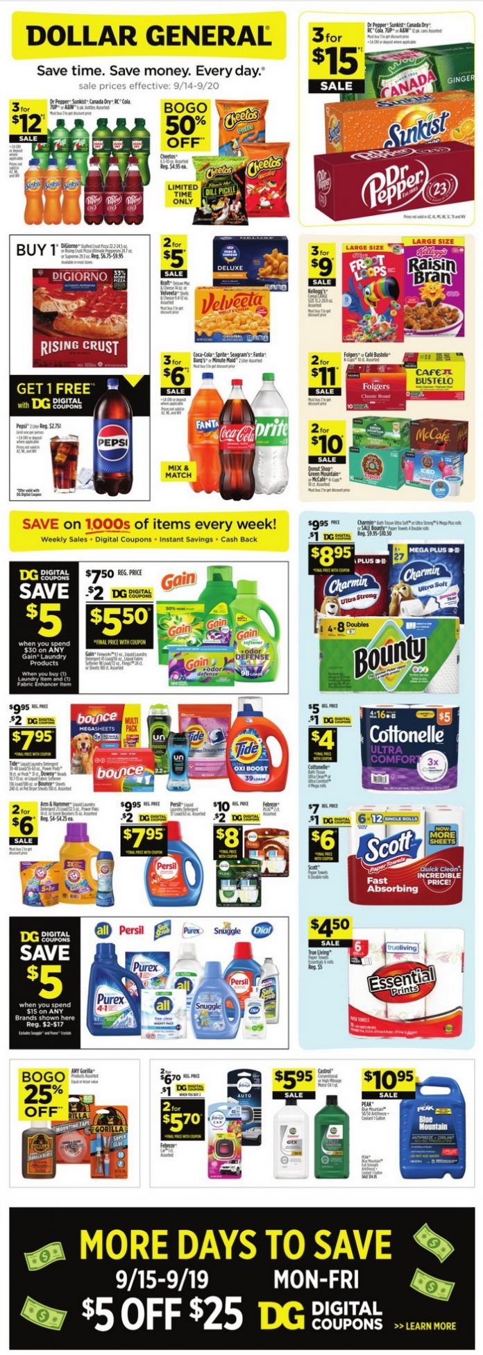 Dollar General Weekly Ad Sep 14 – Sep 20, 2025 (Halloween Promotion ...