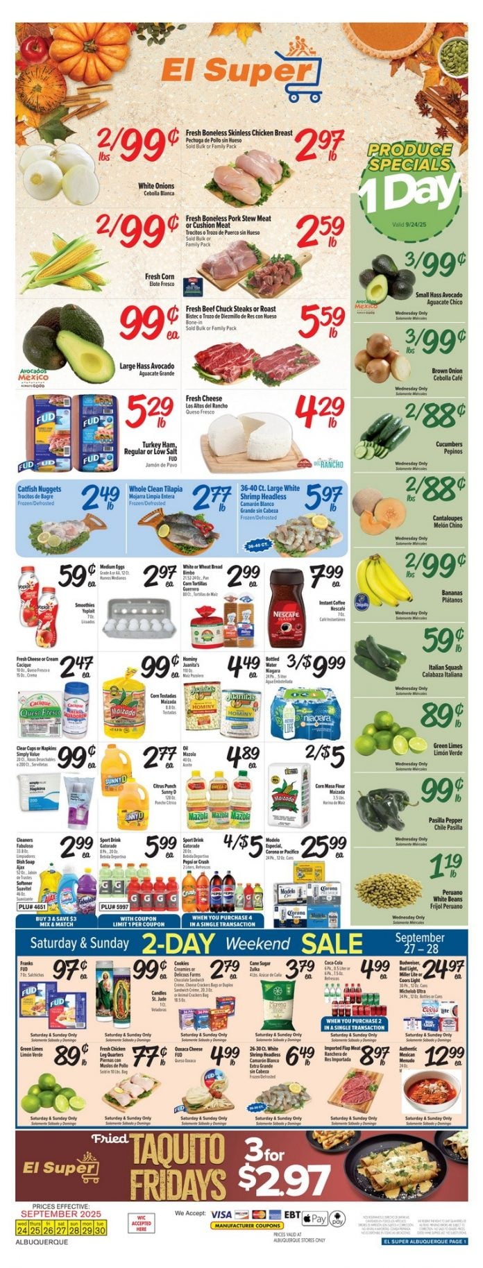 El Super Weekly Ad Sep 24 – Sep 30, 2025