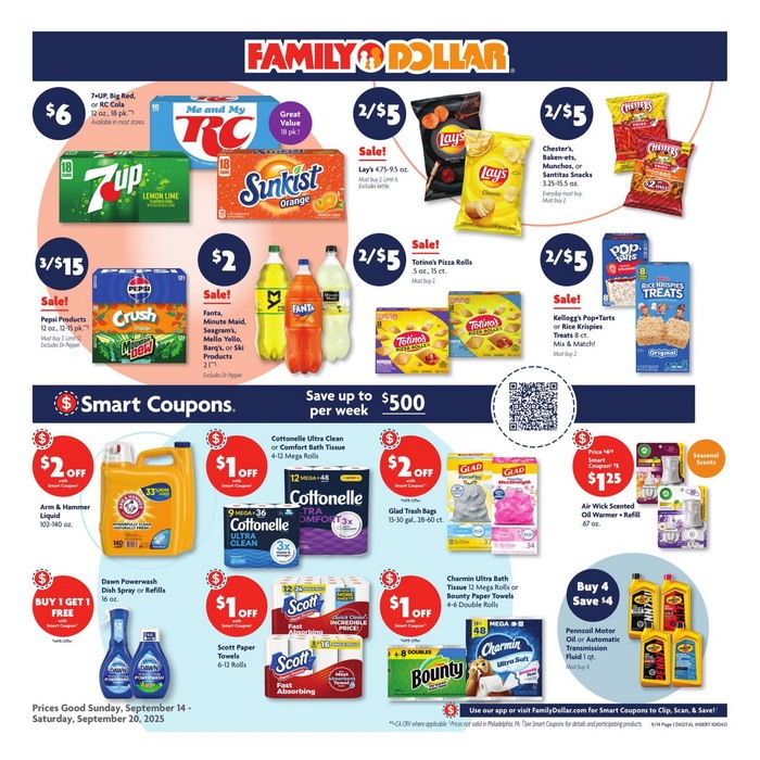 Family Dollar Weekly Ad Sep 14 – Sep 20, 2025 (Halloween Promotion ...