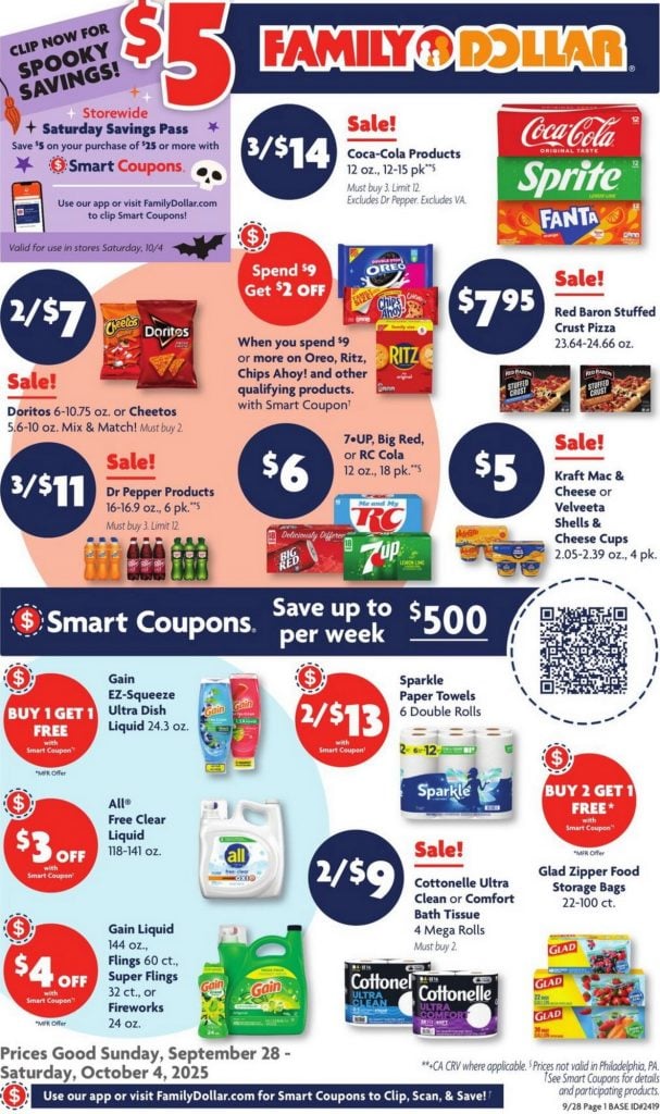 Family Dollar Weekly Ad Sep 28 – Oct 04, 2025