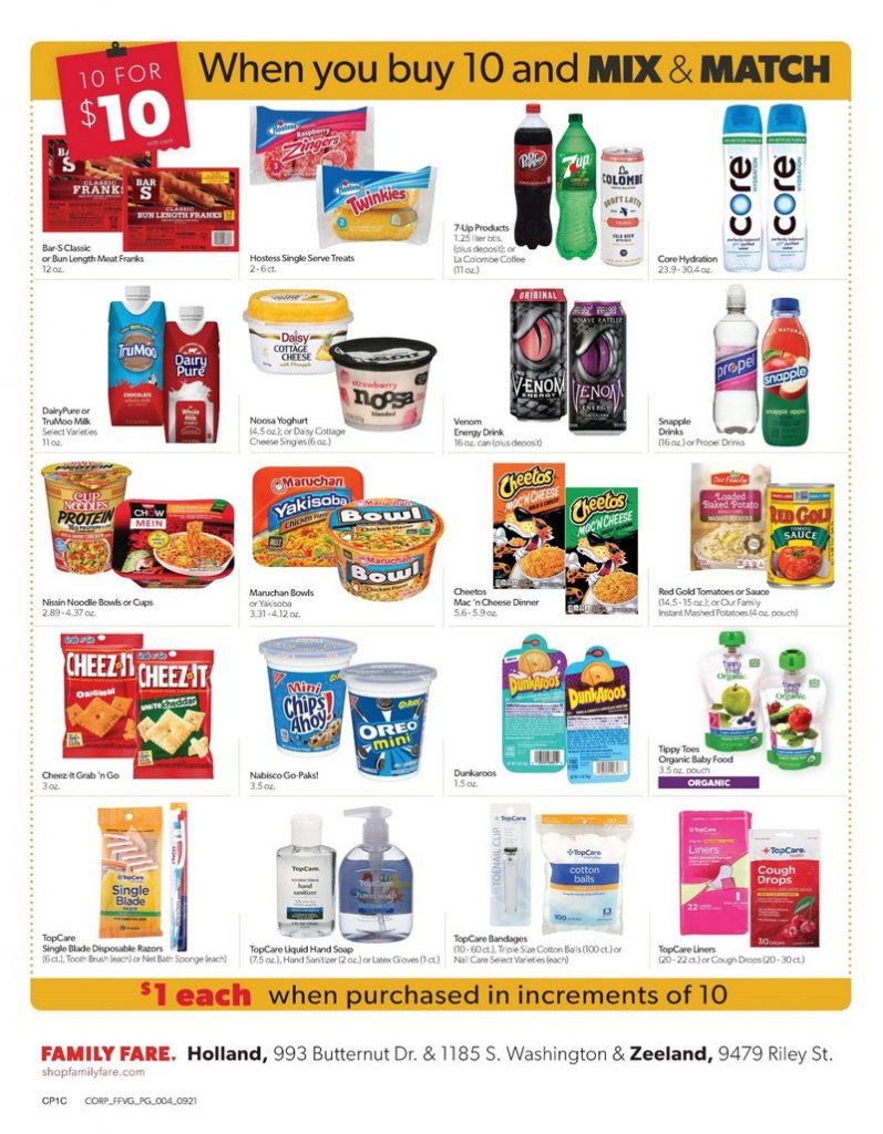Family Fare Weekly Ad Sep 21 – Sep 27, 2025