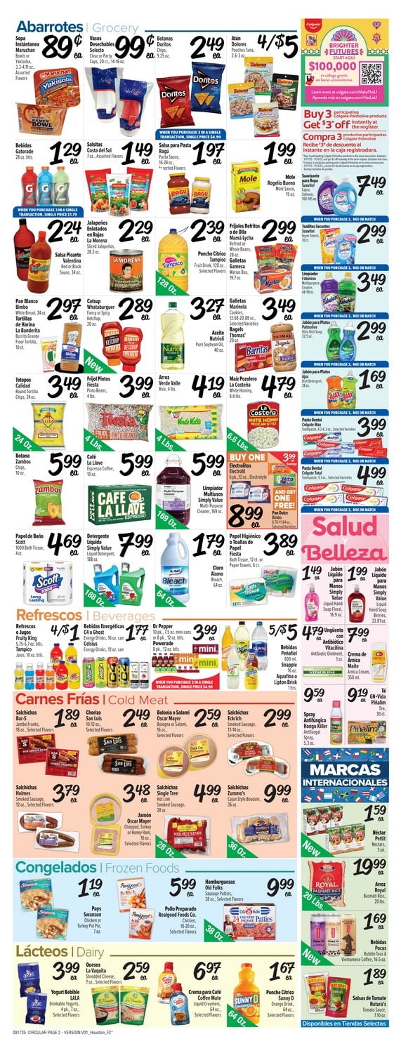 Fiesta Mart Weekly Ad Sep 17 – Sep 23, 2025