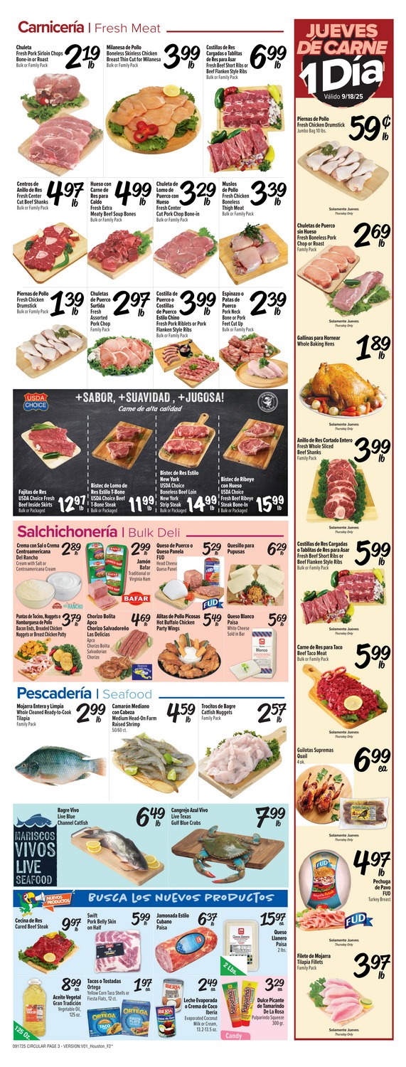 Fiesta Mart Weekly Ad Sep 17 – Sep 23, 2025