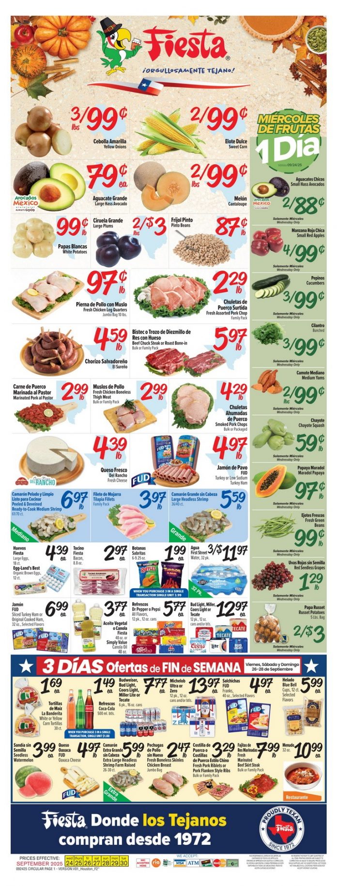 Fiesta Mart Weekly Ad Sep 24 – Sep 30, 2025