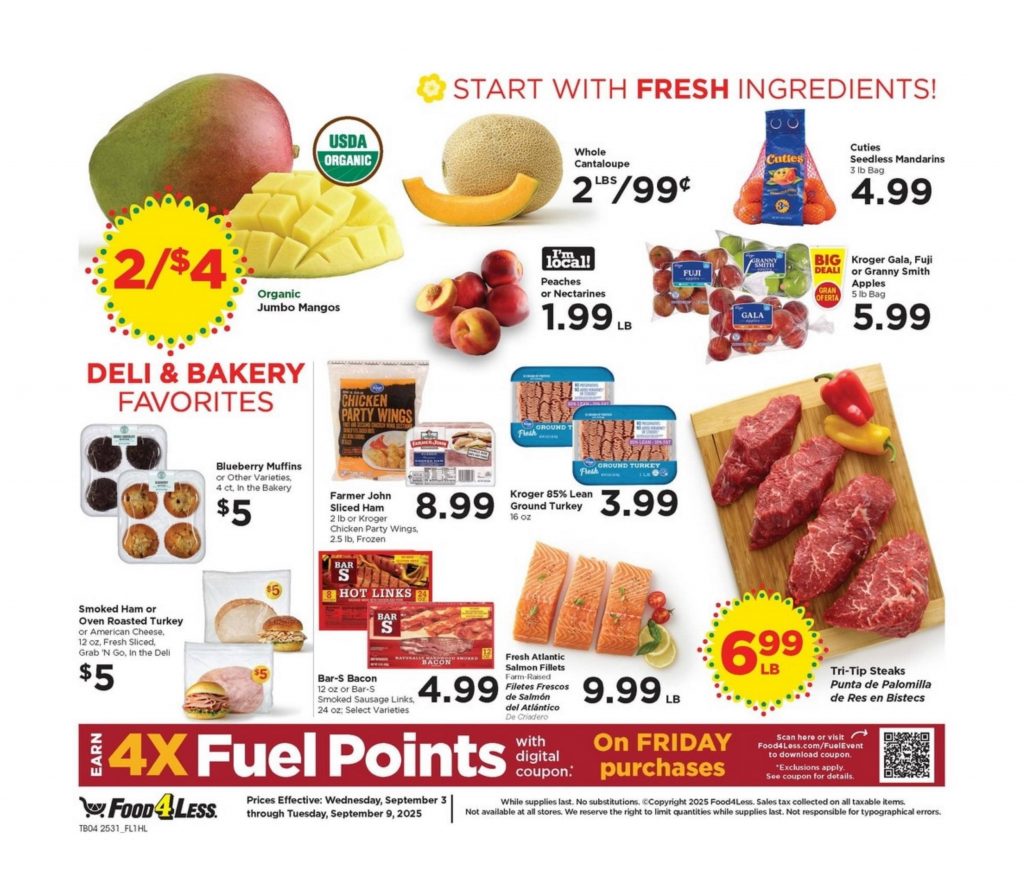 Food 4 Less Weekly Ad Sep 03 – Sep 09, 2025