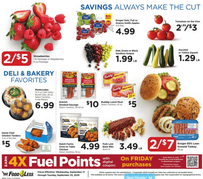 Food 4 Less Weekly Ad Sep 17 – Sep 23, 2025 (Halloween Promotion Included)