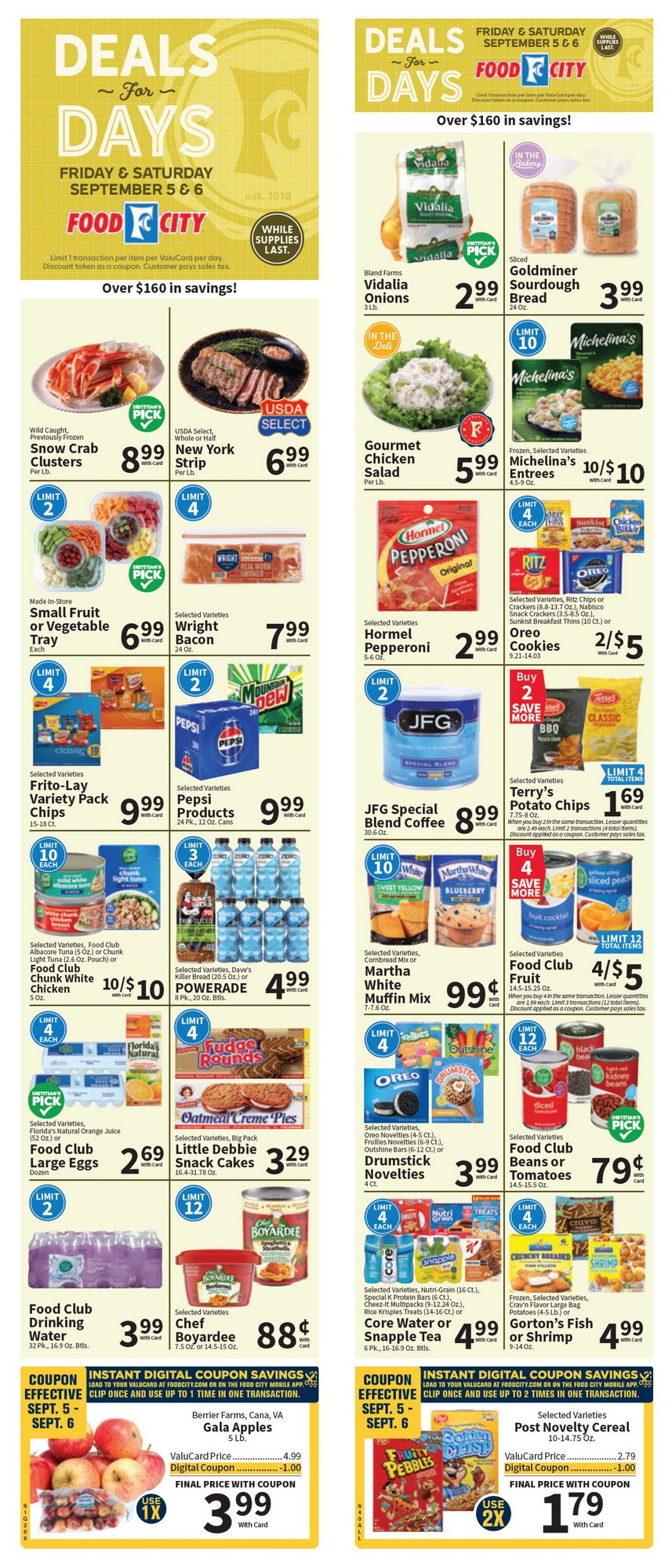 Food City Weekly Ad Sep 03 – Sep 09, 2025