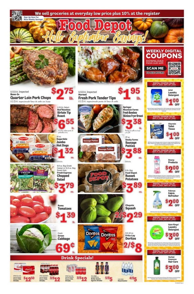 Food Depot Weekly Ad Sep 01 – Sep 07, 2025