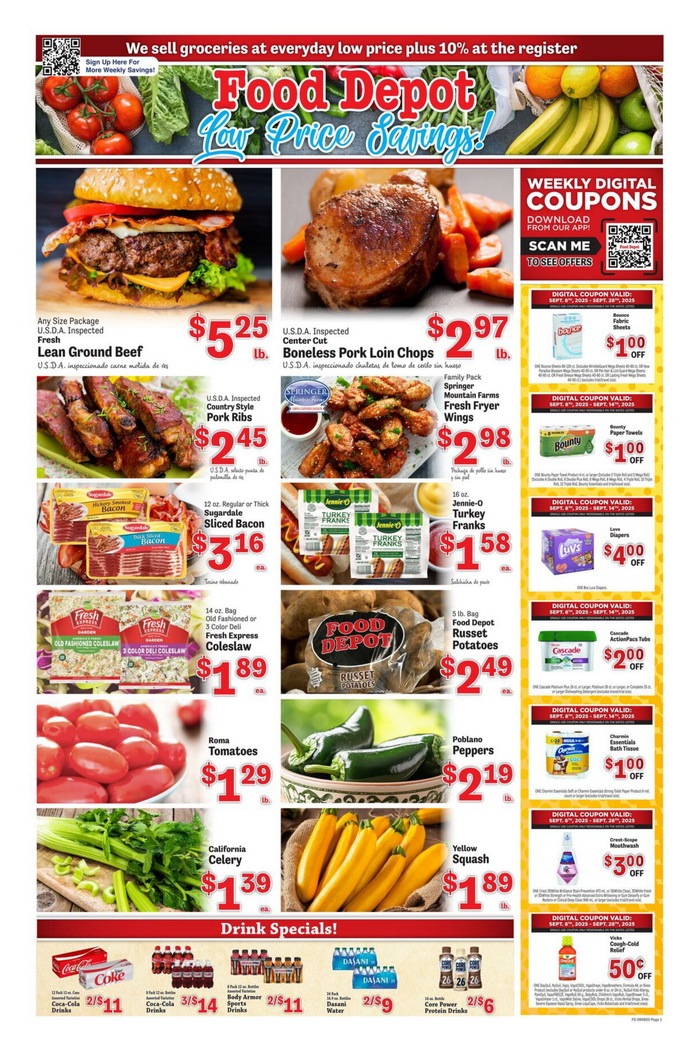 Food Depot Weekly Ad Sep 08 – Sep 14, 2025