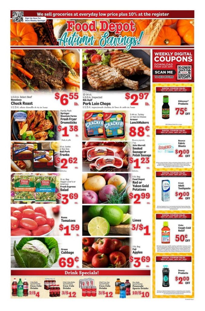 Food Depot Weekly Ad Sep 15 – Sep 21, 2025
