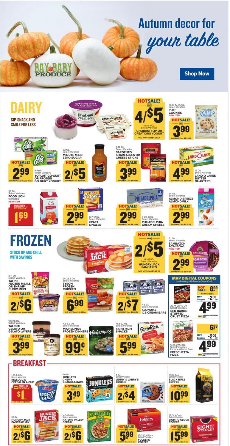 Food Lion Weekly Ad Sep 17 – Sep 23, 2025