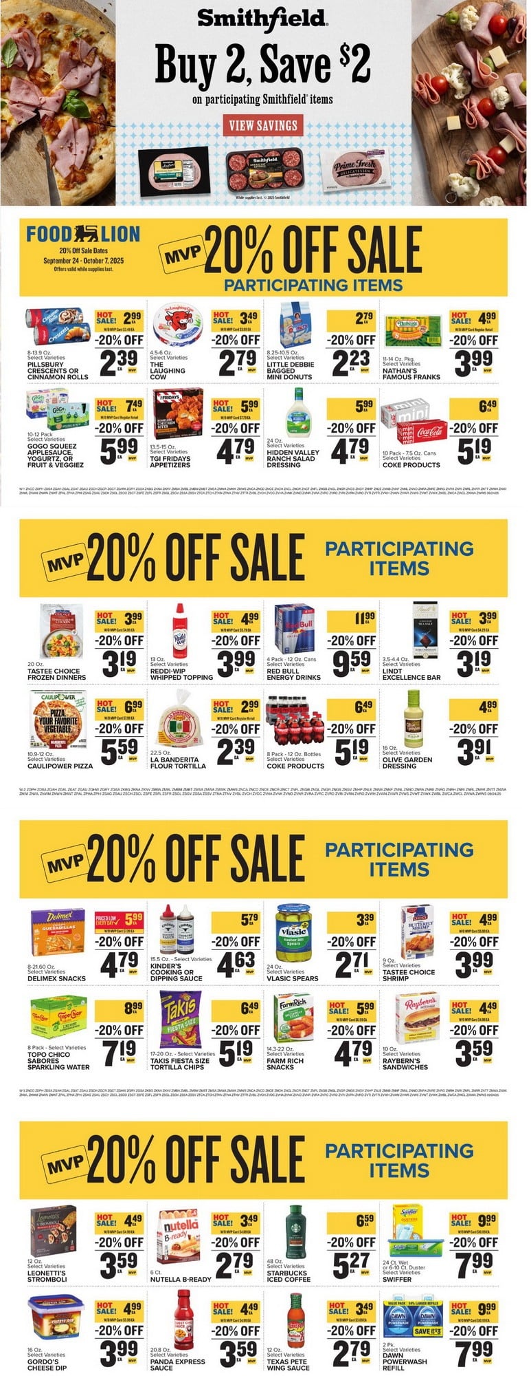 Food Lion Weekly Ad Sep 24 – Sep 30, 2025