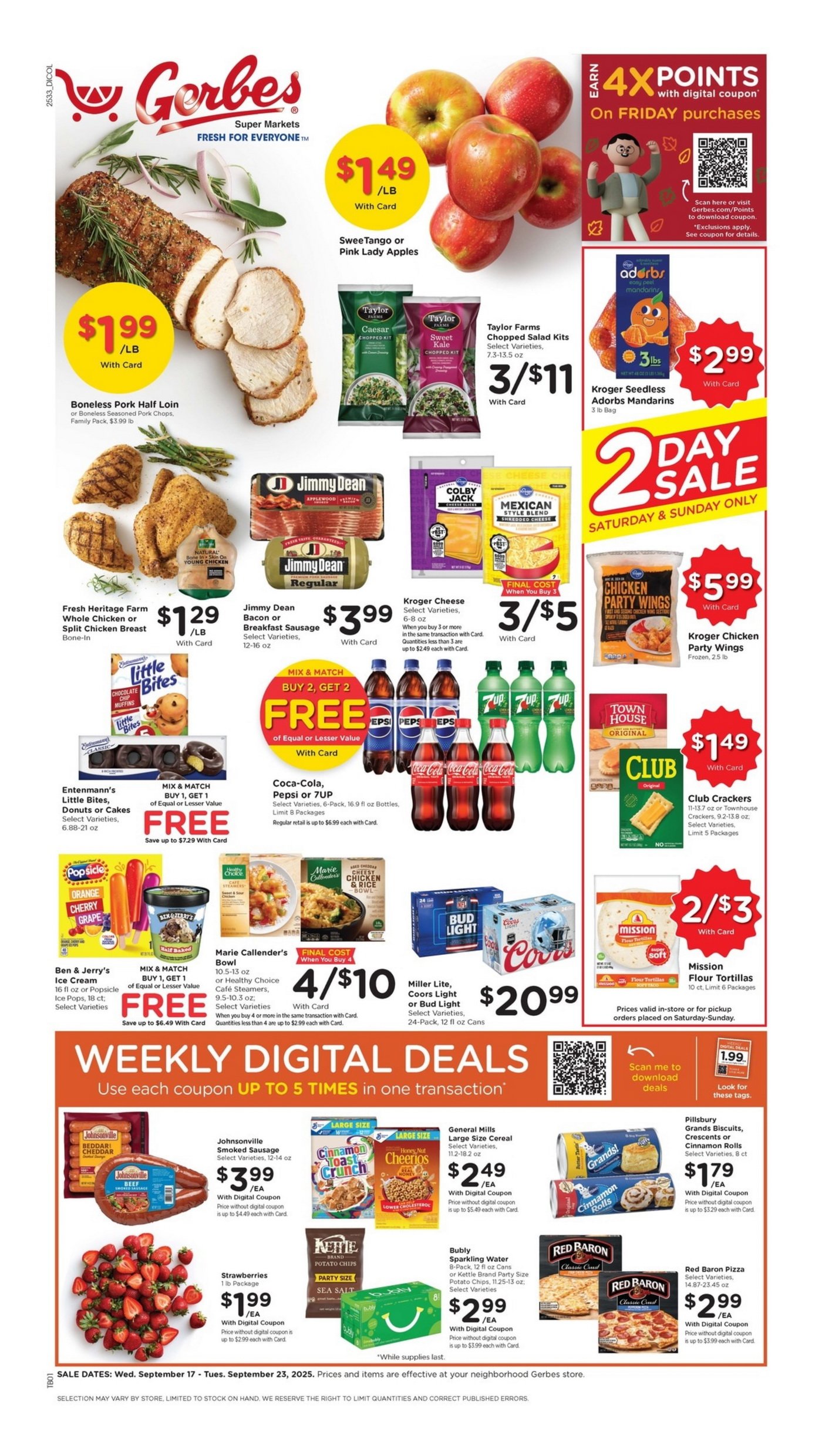 Gerbes Weekly Ad Sep 17 – Sep 23, 2025