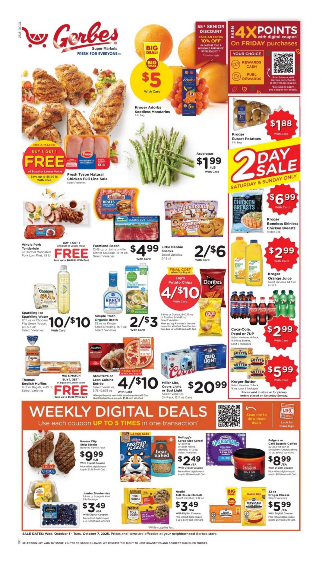 Gerbes Weekly Ad Oct 01 – Oct 07, 2025 (Halloween Promotion Included)