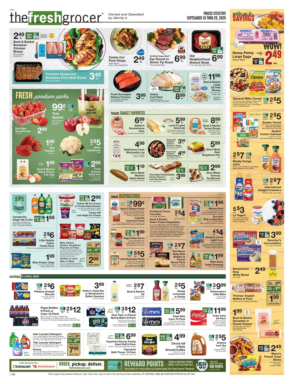 Gerrity's Supermarkets Weekly Ad Sep 19 – Sep 25, 2025