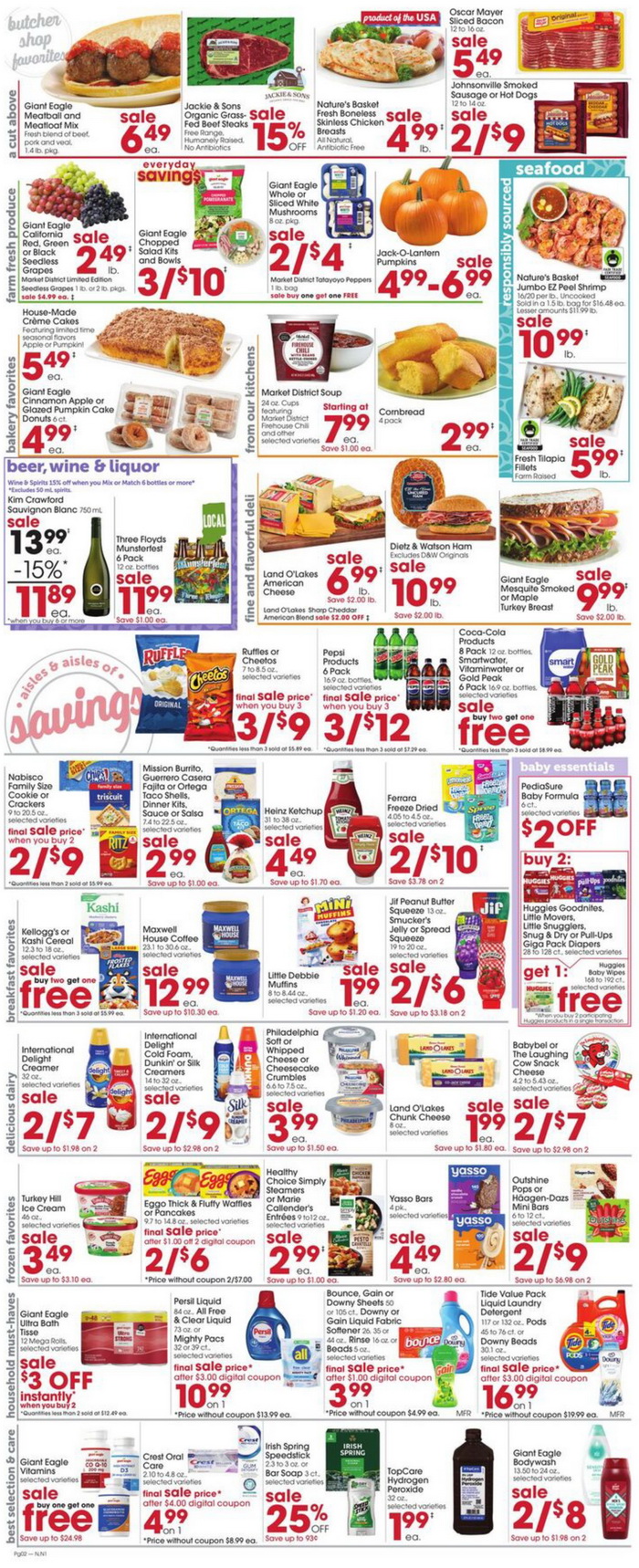 Giant Eagle Weekly Ad Sep 25 – Oct 01, 2025