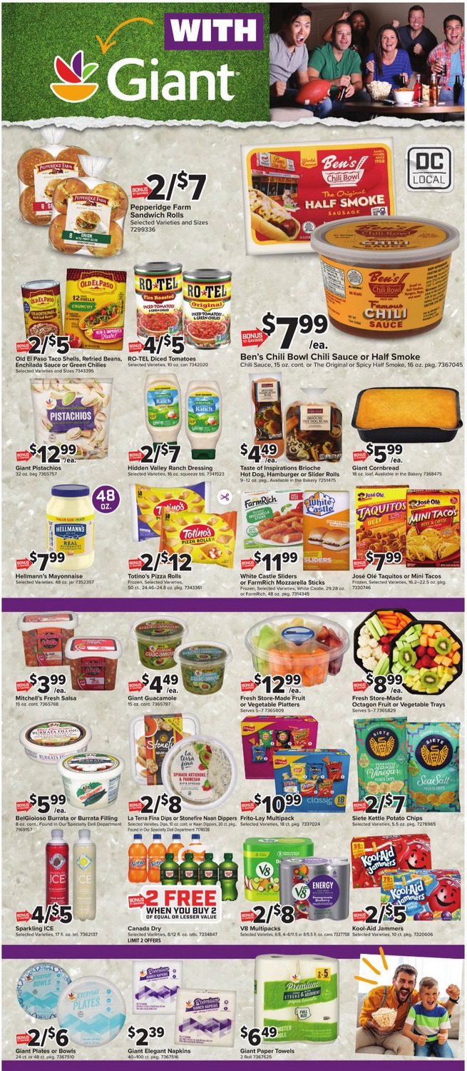 Giant Food Weekly Ad Sep 05 – Sep 11, 2025