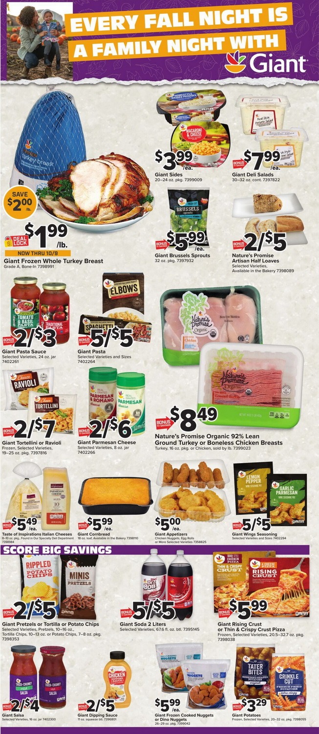 Giant Food Weekly Ad Sep 26 – Oct 02, 2025