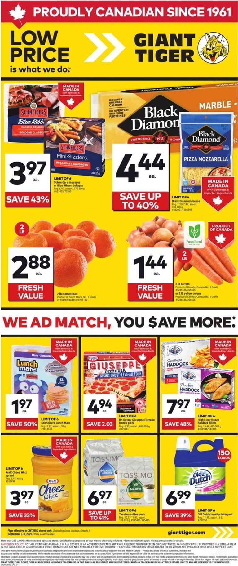 Giant Tiger Weekly Ad Sep 03 – Sep 09, 2025