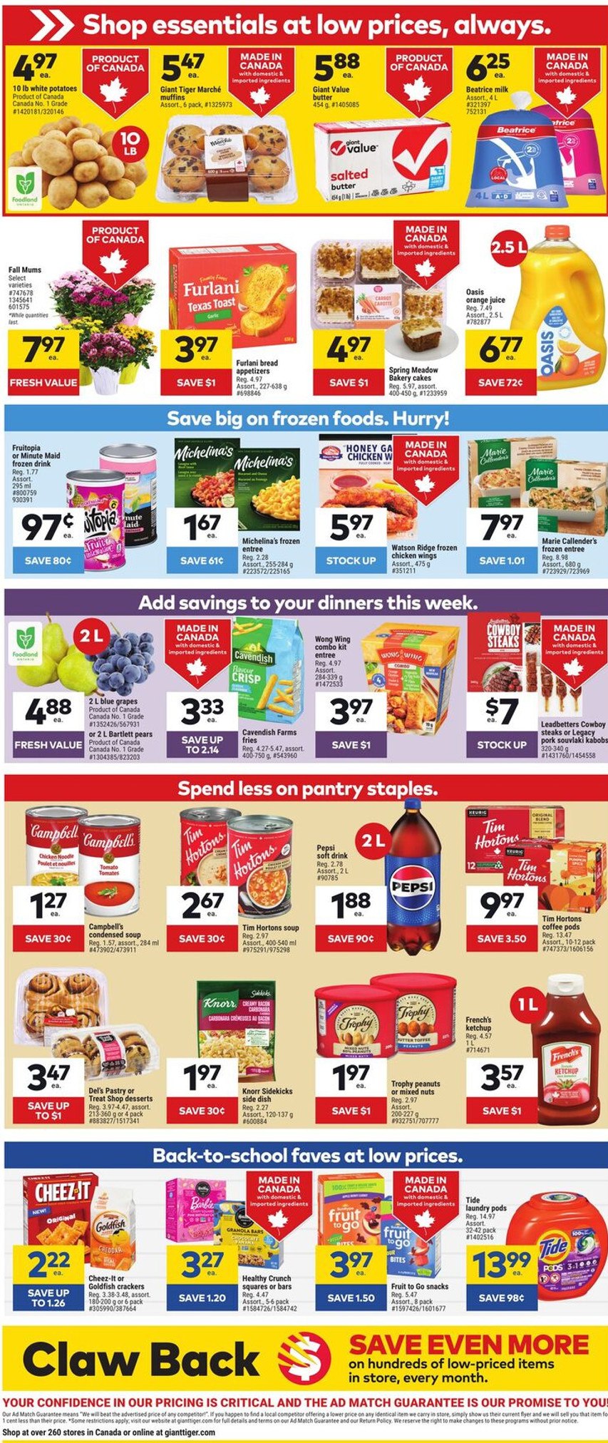 Giant Tiger Weekly Ad Sep 17 – Sep 23, 2025