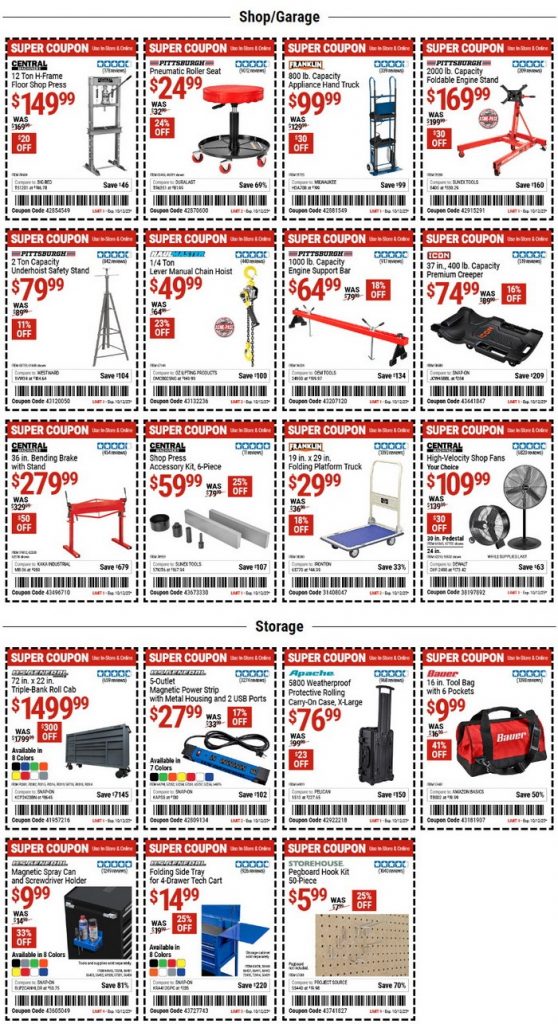 Harbor Freight Coupon Sale Sep 29 – Oct 12, 2025