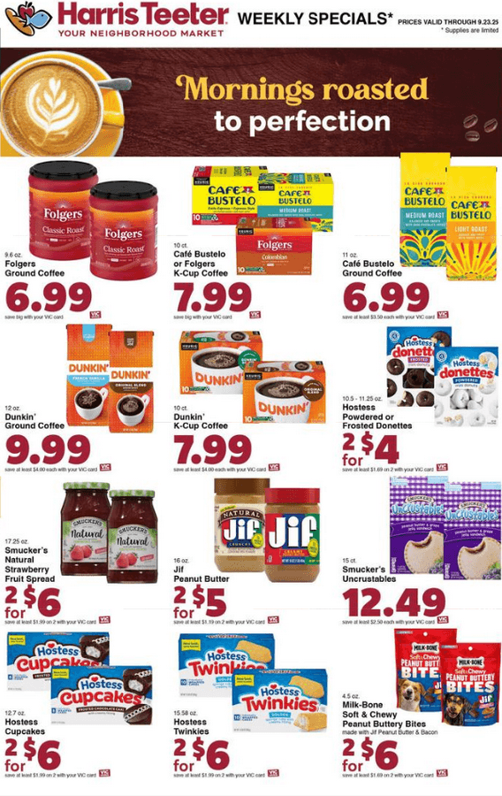Harris Teeter Weekly Ad Sep 17 – Sep 23, 2025