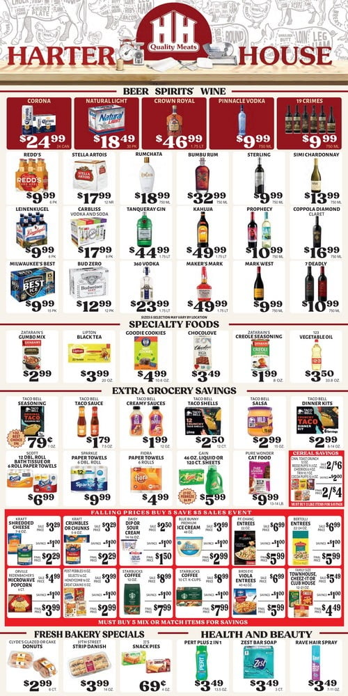 Harter House Weekly Ad Sep 10 – Sep 16, 2025